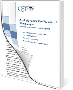 Asphalt Paving Quality Control Plans